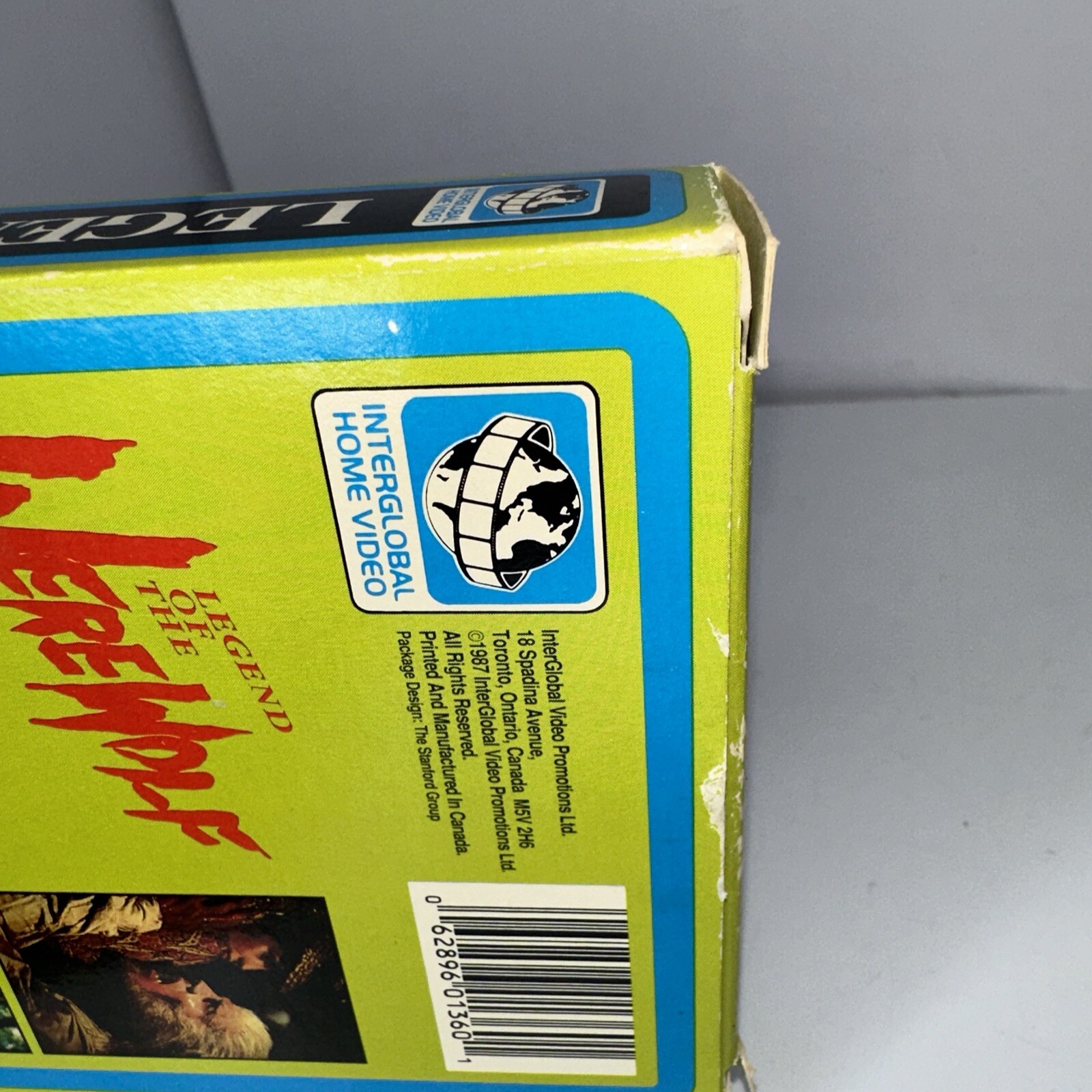 Legend of the Werewolf VHS Peter Cushing 70's Horror Interglobal Home ...