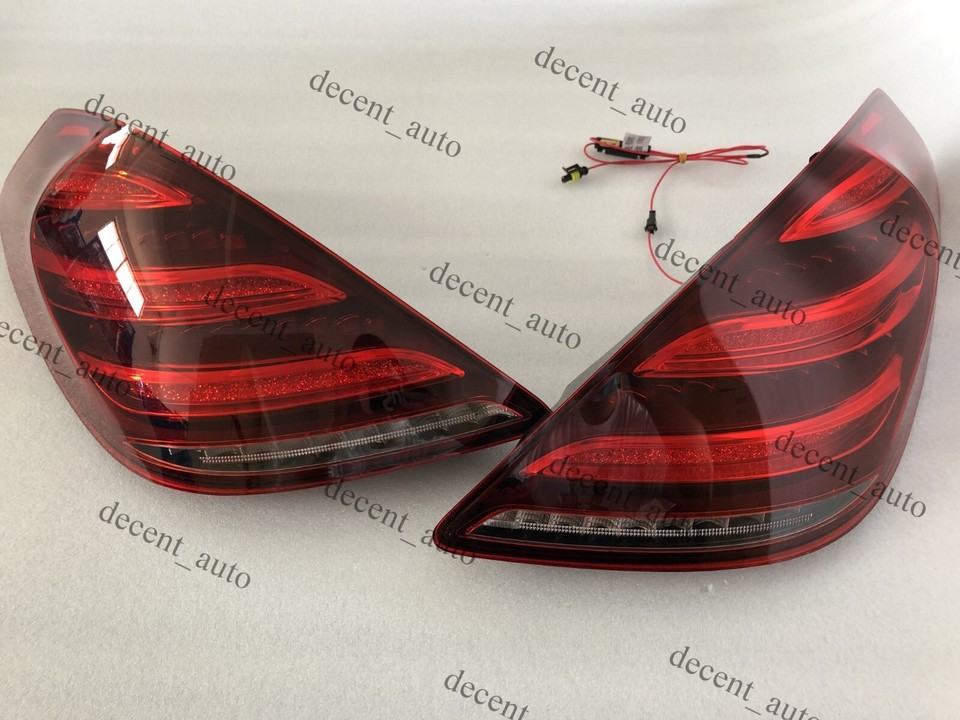 W222 Facelift Tail Lights Lamp Set for Mercedes Benz S class S400 S500 ...