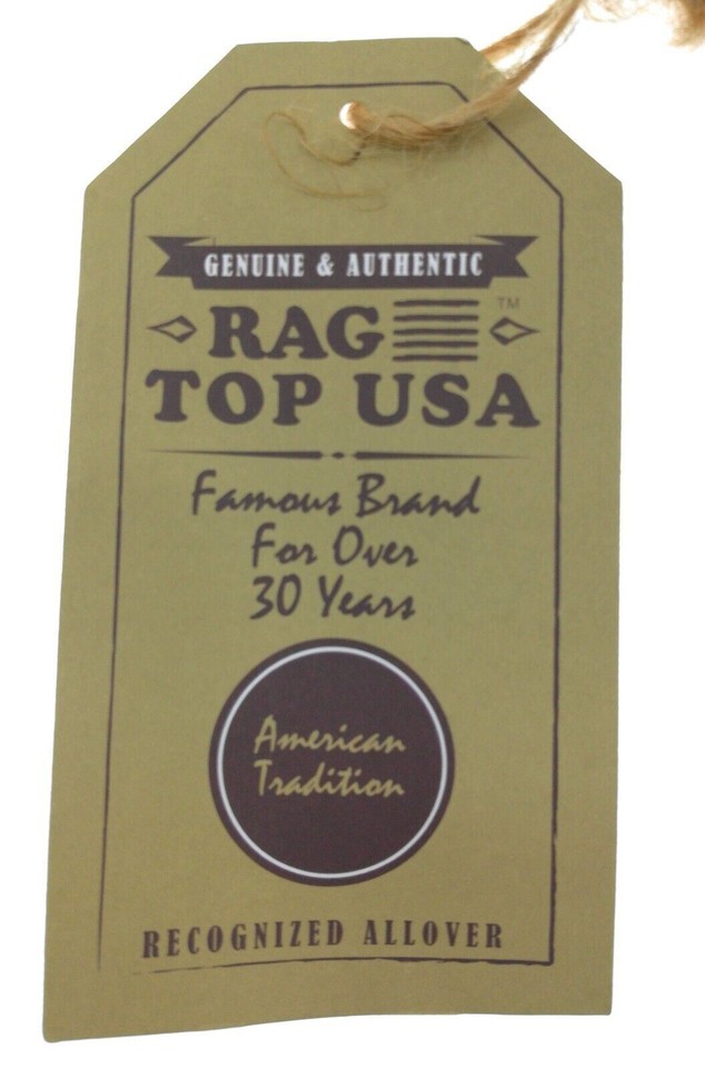 Rag Top USA Men's Regular Jeans Button/Zip Fly Color Blue Flat Front 29 ...
