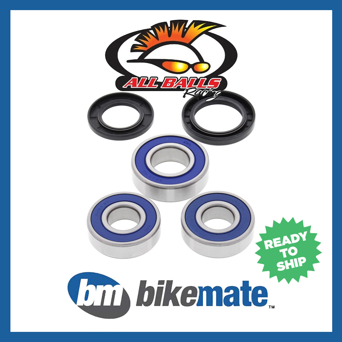 Wheel Bearing Seal Kit Rear for KAWASAKI ZX6R Ninja ZX600 1995 1996 ...