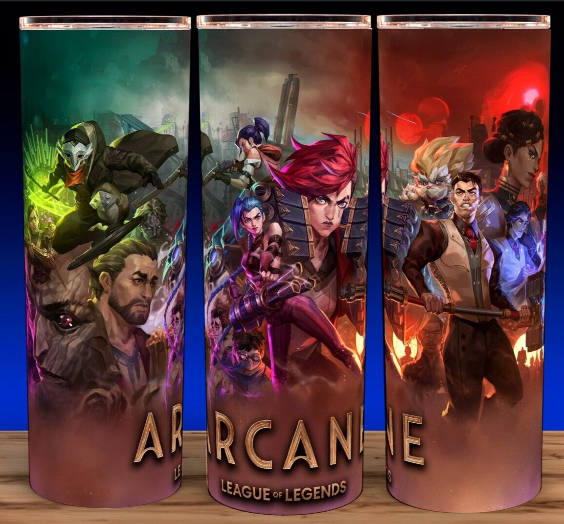Arcane Collection League of Anime Legends Gamer Cup Mug Tumbler | eBay