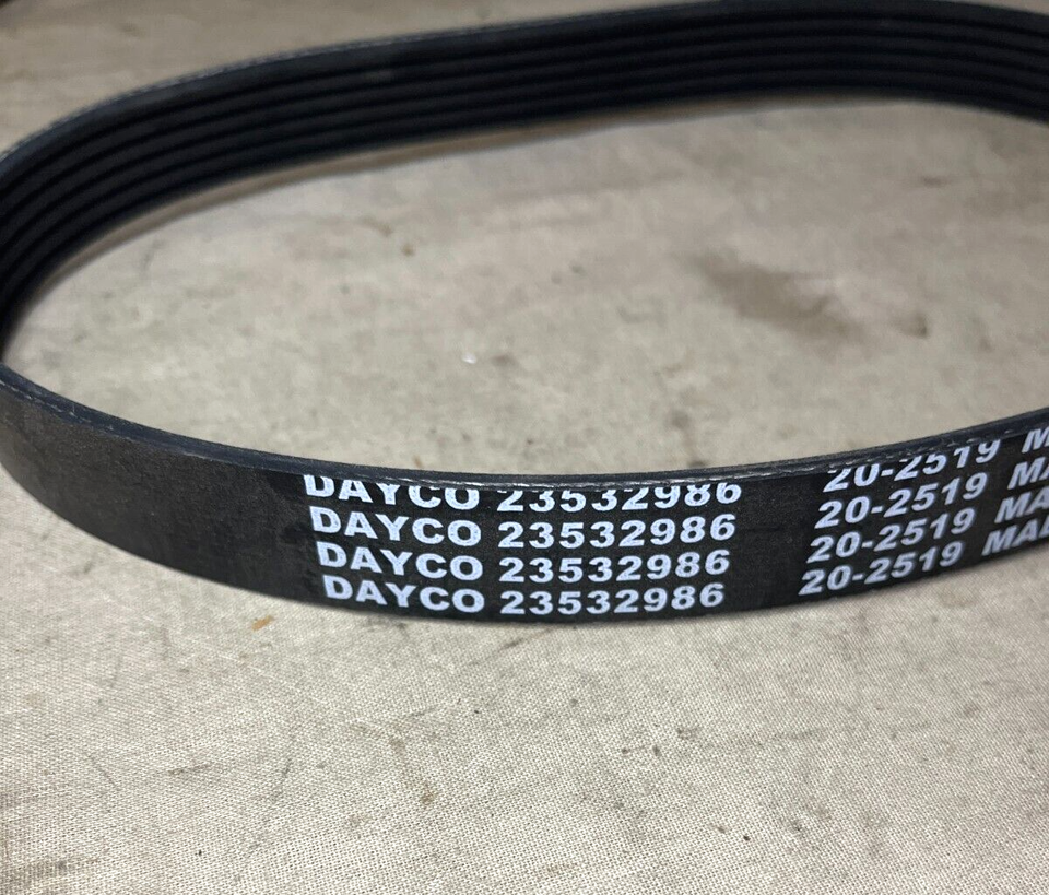 DETROIT DIESEL ALTERNATOR BELT FOR SERIES 60 ENGINES POLY-V 6 RIB BELT ...