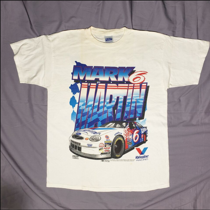 Vintage Mark Martin Nascar T shirt Racing Shirt | eBay