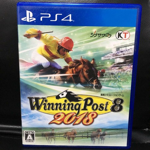 PS4 Winning Post 8 2018 JAPAN Sony PlayStation 4 import game Horse ...