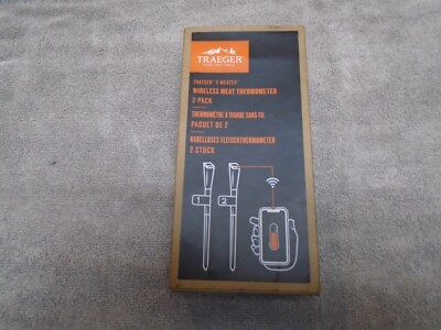 TRAEGER X Meater Wireless Meat Probe (2-pack) BAC618, brand new in box ...