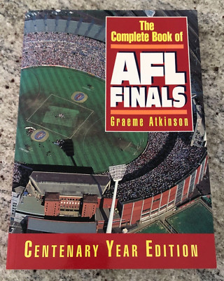 COMPLETE BOOK OF AFL FINALS - 504pg LGE.P'BACK BOOK- 1996 CENTENARY ...