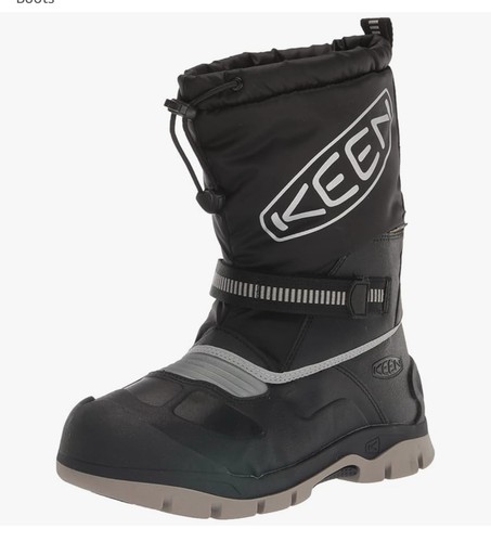 Keen Snow Troll Pac Snow Ski Boots Boys Kids Insulated Waterproof Black ...