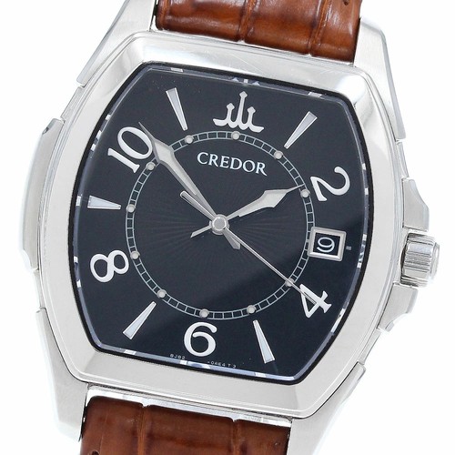 Seiko Credor Pacific Quartz Men’s Watch B+ Used 8J82-0AC0 913623 From ...