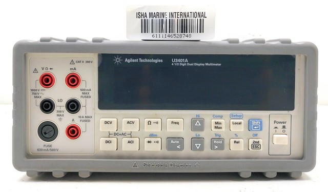Agilent Technologies U3401A Digital Multimeter 4½ Digit Dual Display ...