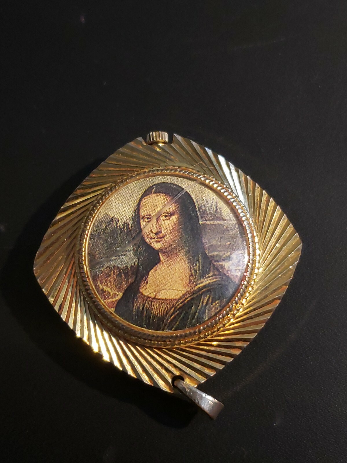 Vintage Lucerno Mother Teresa Necklace Watch Antimagnetic Gold Swiss ...