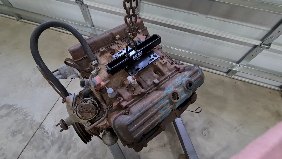 Tilting Engine Lift Plate, SBF, BBF, BBC, SBC Ford Chevy Mopar - Hot ...