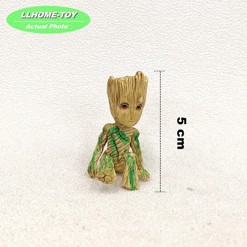 Anime Guardians Baby Sitting Groot Cute PVC Figure Statue Toy Gift | eBay