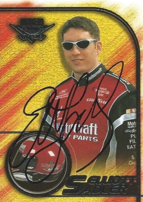 ELLIOTT SADLER AUTOGRAPHED 2002 WHEELS HIGH GEAR RACING NASCAR TRADING ...