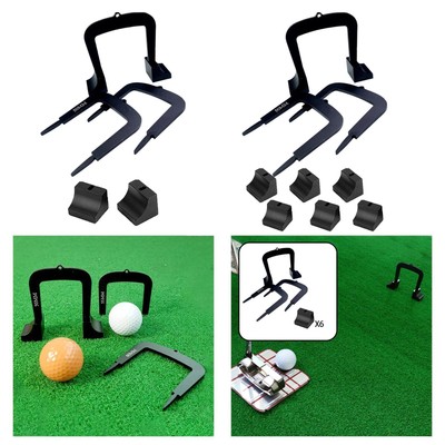 3x Golf Putting Gates Golf Training Aid Métal Putter Goal Golf ...