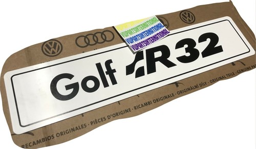 VW Golf MK4 R32 Logo Show Number Plate License Cover Owners Gift New ...