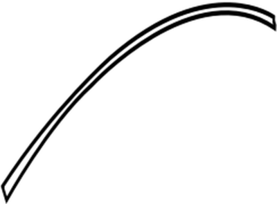 75556-50010-A2 Toyota Moulding, roof drip side finish, center lh ...