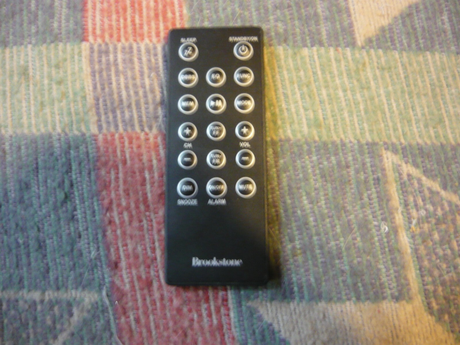 Brookstone iDesign Stack 649210 AM/FM Clock Radio Remote Control w ...