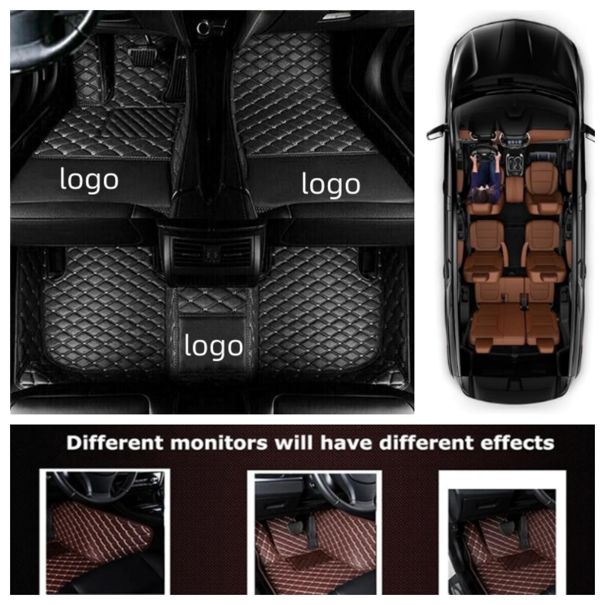 For Honda Accord Coupe Car Floor Mats Leather Easy Installation Liner ...