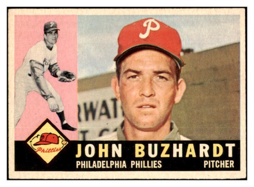 1960 TOPPS #549 JOHN BUZHARDT PHILLIES NR-MT 454069 (KYCARDS) | eBay