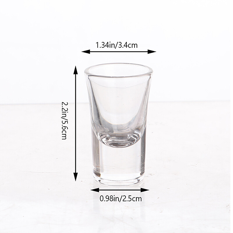 15ml Shot Glass Spirits Cups Household Small Wine Cup Transparent Glass ...