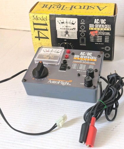 Astro Flight AC/DC Six Seven Cell Charger Model No 114 | eBay
