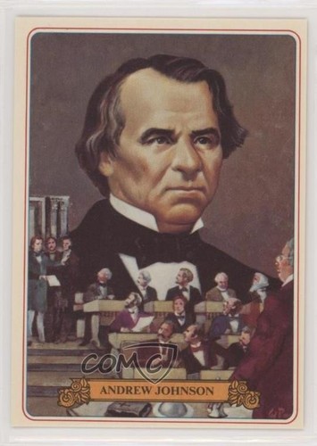 1976 Bel-Art Know Your US Presidents Colonial Bread Andrew Johnson #17 ...