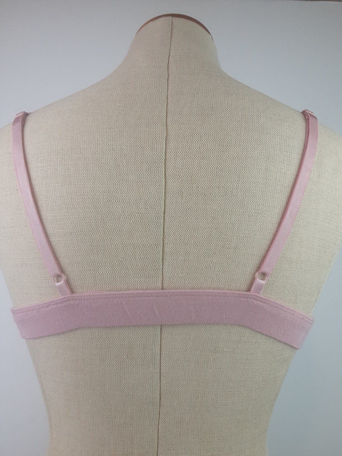 P J Salvage RN 15741 Pink Lace Sheer Wire Free Plunge Bra Size L (50 ...