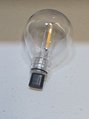 G40 Replacement Light Bulbs, 15 Pack 5W Clear Globe Bulb fits E12 | eBay
