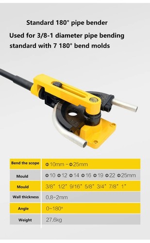 Hydraulic Small Stainless Steel Mini Bending Machine Conduit Manual ...