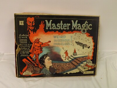 VERY RARE VIntage Master Magic Set Game DEVIL MYSTERIOUS SHERMS ...