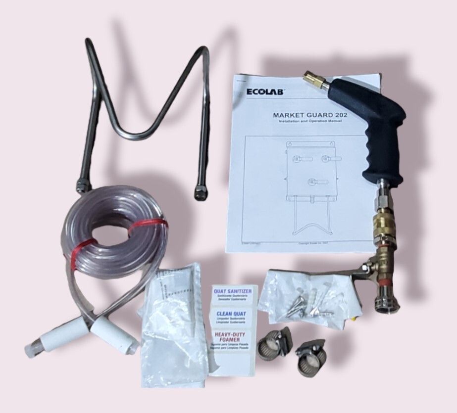 Ecolab Wall Mounted Chemical Dispensing System Cleaning Spraying ...