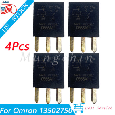 4 Pcs For Omron 13502750 G8V-RH-1C7T-R Terminal Multi-Use Power Relay 5 ...