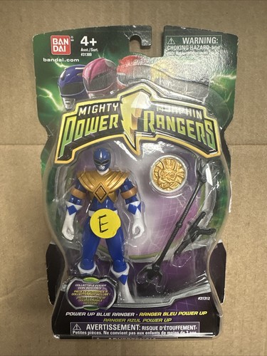 Mighty Morphin Power Rangers Blue w Light Up Dino Flyer 2010 New ...
