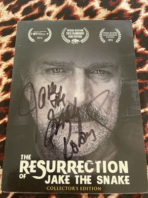 Jake The Snake Roberts The Resurrection Autograph Signed DVD WWF WWE ...