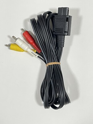 OFFICIAL ORIGINAL OEM Super Nintendo N64 Gamecube SNES AV RCA Video ...