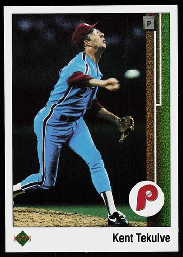 1989 Upper Deck Kent Tekulve Philadelphia Phillies #207 | eBay