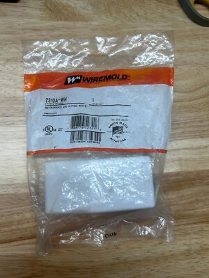 Wiremold 2310A-WH - NM Entrance End Fitting - White | eBay