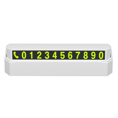Phone Number Card Fluorescent Numbers Keep Contact Pressing Style ...