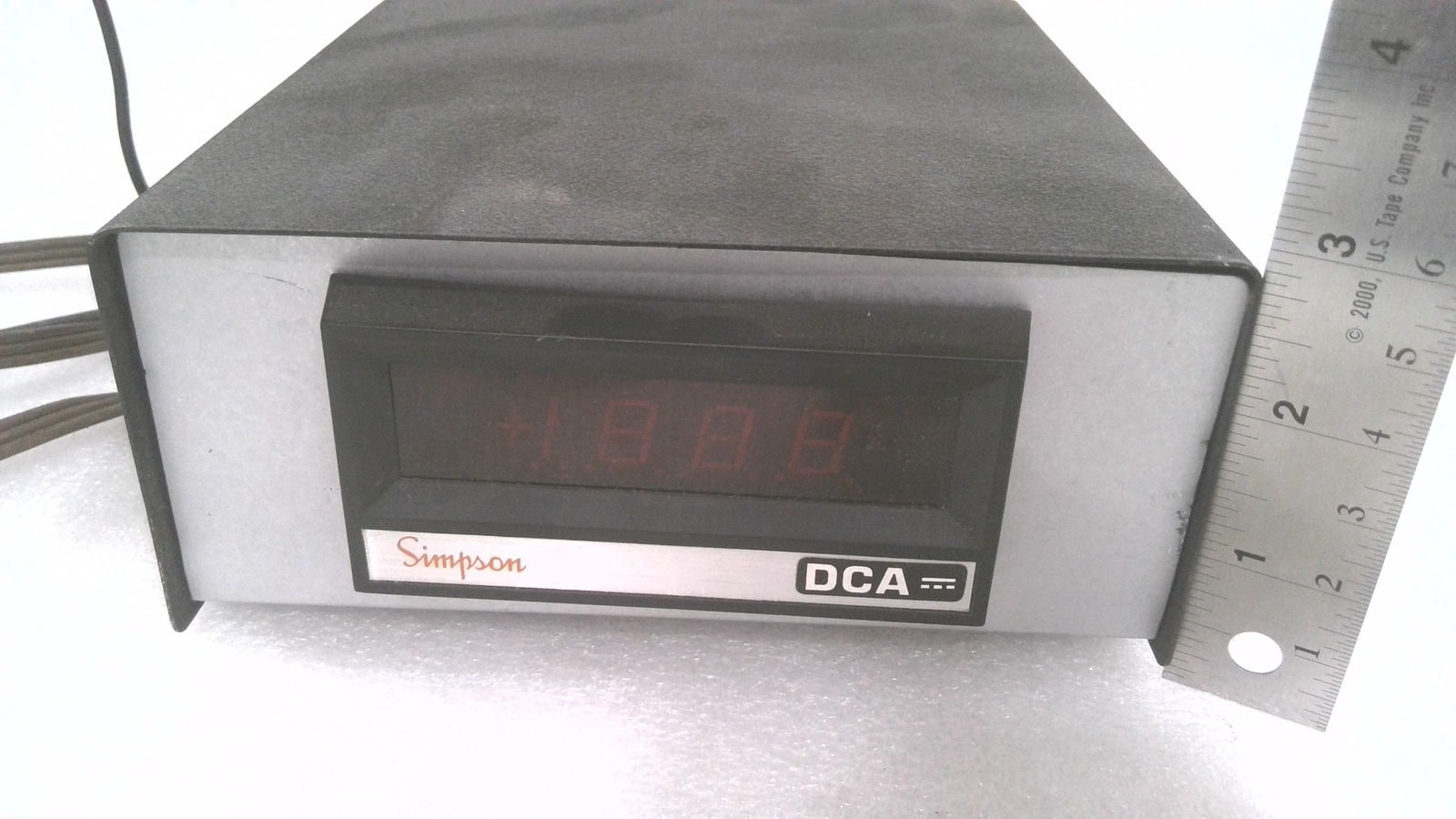 SIMPSON DCA DIGITAL PANEL METER, 5 DIGIT, 7.5"D X 6.25" W X 3" H | eBay