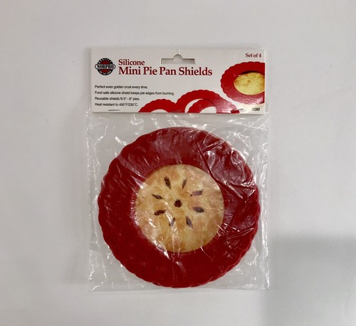 6 3/8" NORPRO 4-pc Silicone Mini Pie Pan Shields | eBay