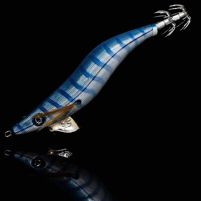 RUI Squid Jig KR152 AKA BLUE STRIPED MARLIN Egi Fishing Lure Size 3.5 ...