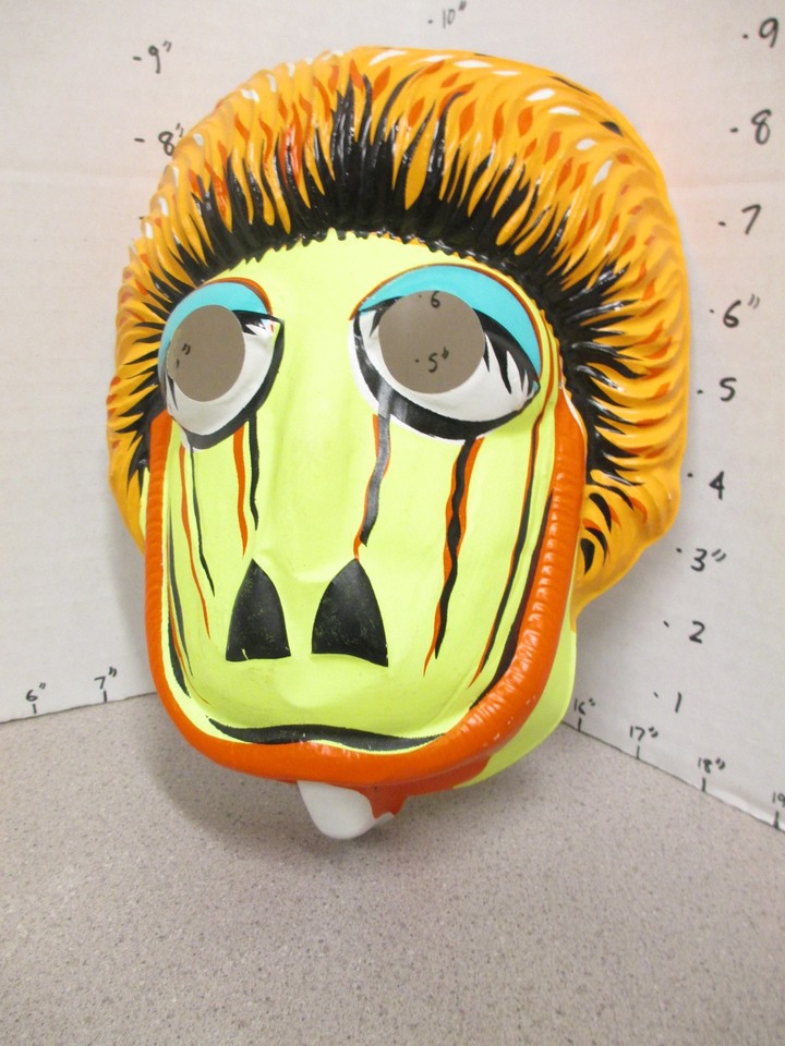 halloween mask vintage 1950s KUKLA FRAN OLLIE dragon monster TV puppet ...