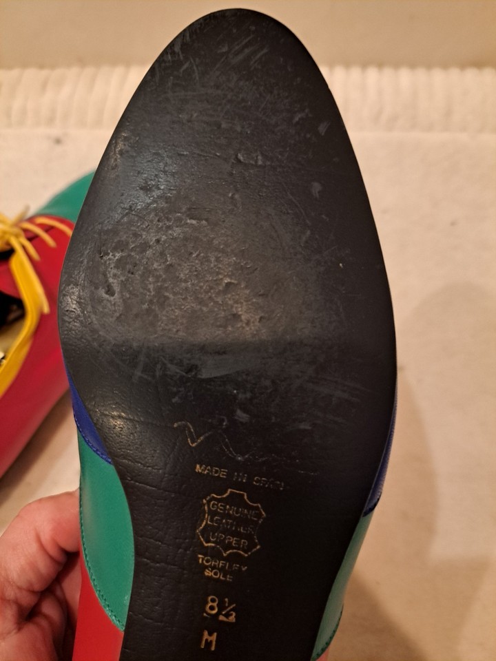 Jean Charles de Castelbajac Designer Shoes, Genuine Leather, 8.5US/ 37. ...