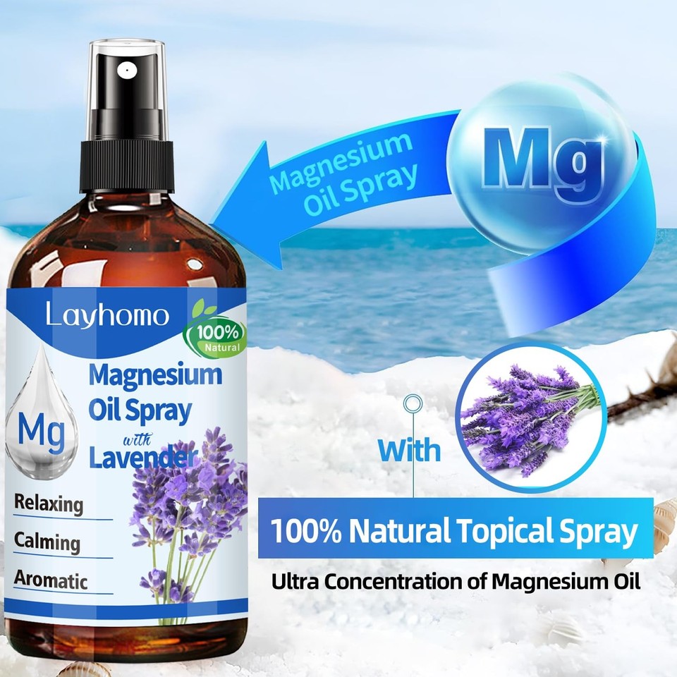 Magnesium Oil,Magnesium Spray Magnesium Oil for Feet,Organic Magnesium ...