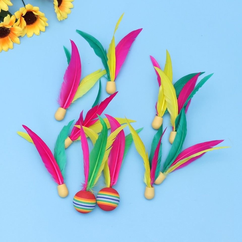 Mini Badminton Racket Outdoor Racquet Game Cricket Ball Shuttlecock ...