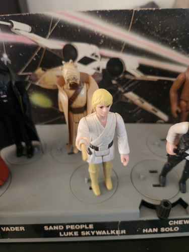 1978 Star Wars Original 12 Back Complete Figure Set Mail Away Display ...