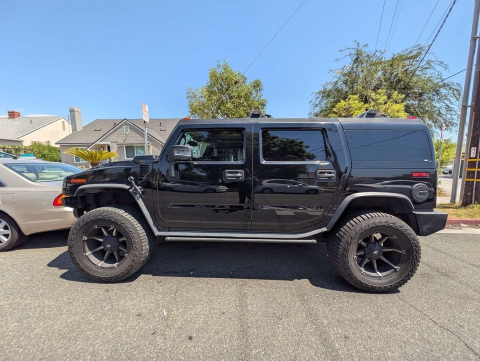 2007 Hummer H2 V8 Engine, 4WD SUV, New Tires, Black on Black | eBay