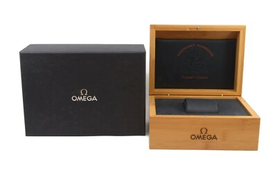 Omega Seamaster Planet Ocean Wood Watch Box | eBay