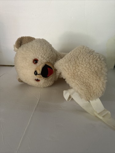 Vintage 1980 Large Snuggle Fabric Softener Teddy Bear Plush Backpack ...