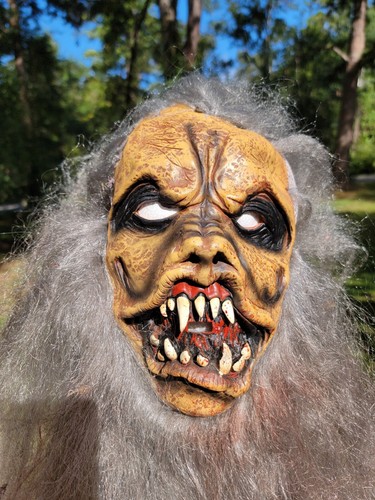 Vintage 90s Paper Magic Group Halloween Mask Demon Zombie Monster Blood ...